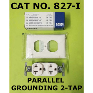 ORIGINAL EAGLE CAT NO. 827-I PARALLEL GROUNDING 2-TAP 16A 250V WITH ...
