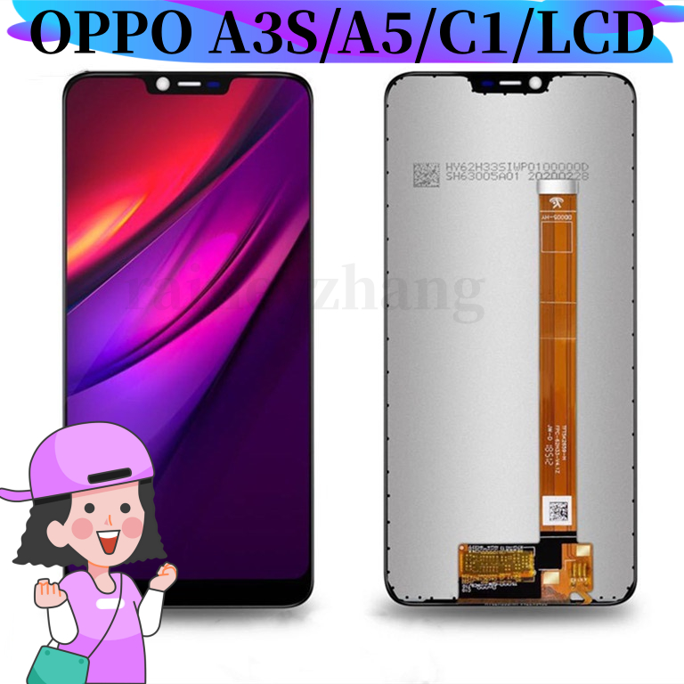 OPPO A3S A5 C1 LCD / TouchScreen Replacement | Shopee Philippines