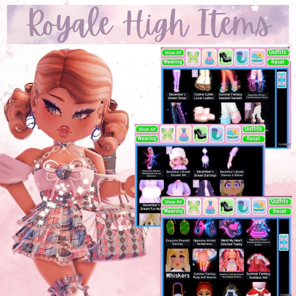 Royale High Mid Tier Items Keyring | Shopee Philippines
