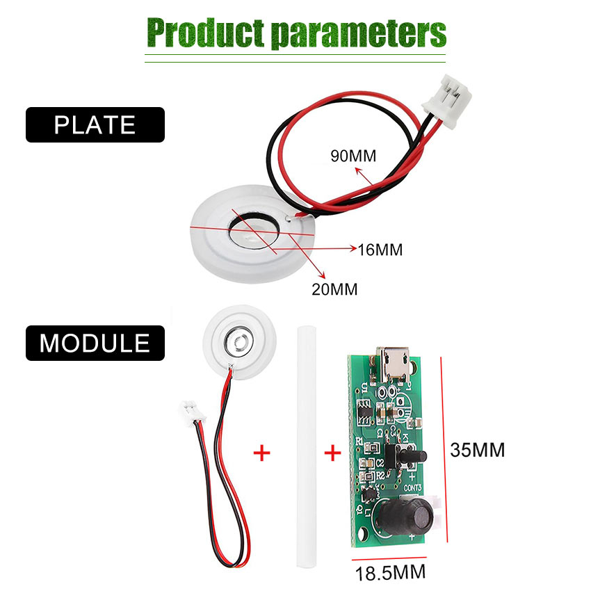 5V USB Mini Humidifier Diy Kits Mist Maker And Driver Circuit Board ...