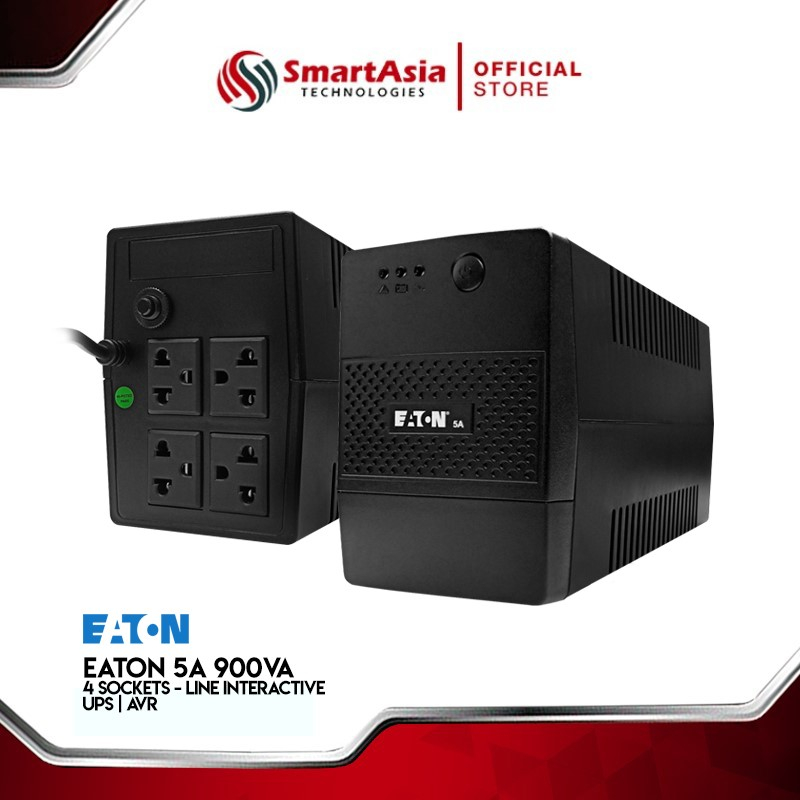 Eaton 5A UPS/AVR 900VA/480 Watts ( 4 Sockets - Line Interactive ...