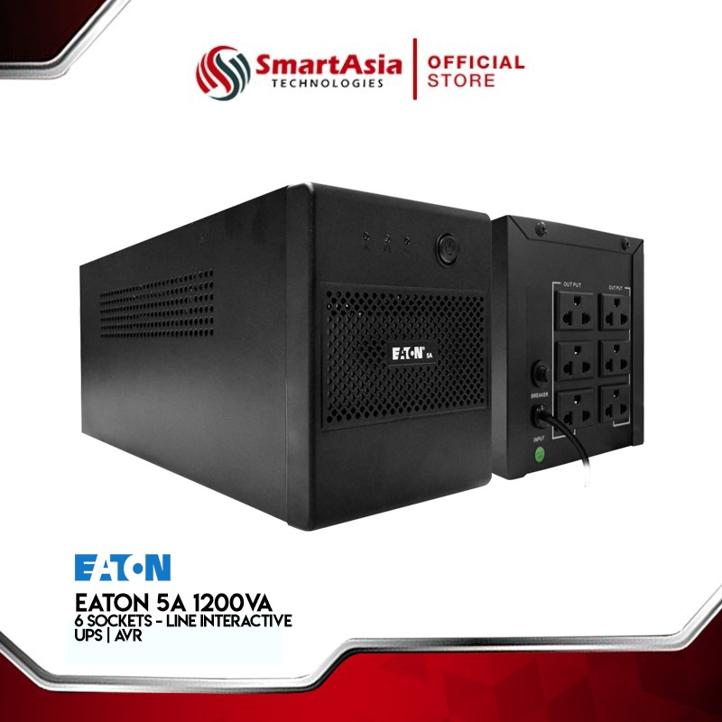 Eaton 5A UPS/AVR 1200VA/650 Watts ( 6 Sockets - Line Interactive ...