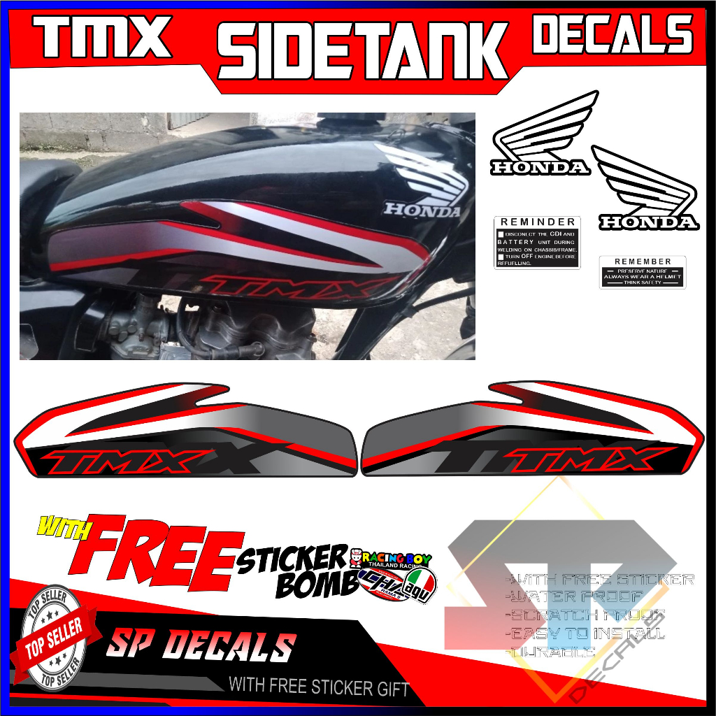 TMX TANK 155 & 125 DECALS STICKER | Shopee Philippines