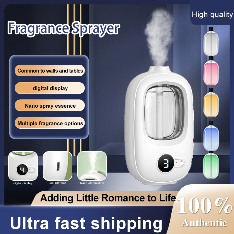 Digital Display Automatic Aroma Diffuser Humidifier Rechargeable ...