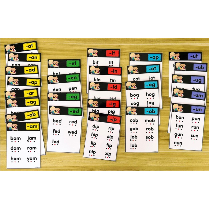 CVC Flashcards Set (a,e,i,o,u) | Shopee Philippines