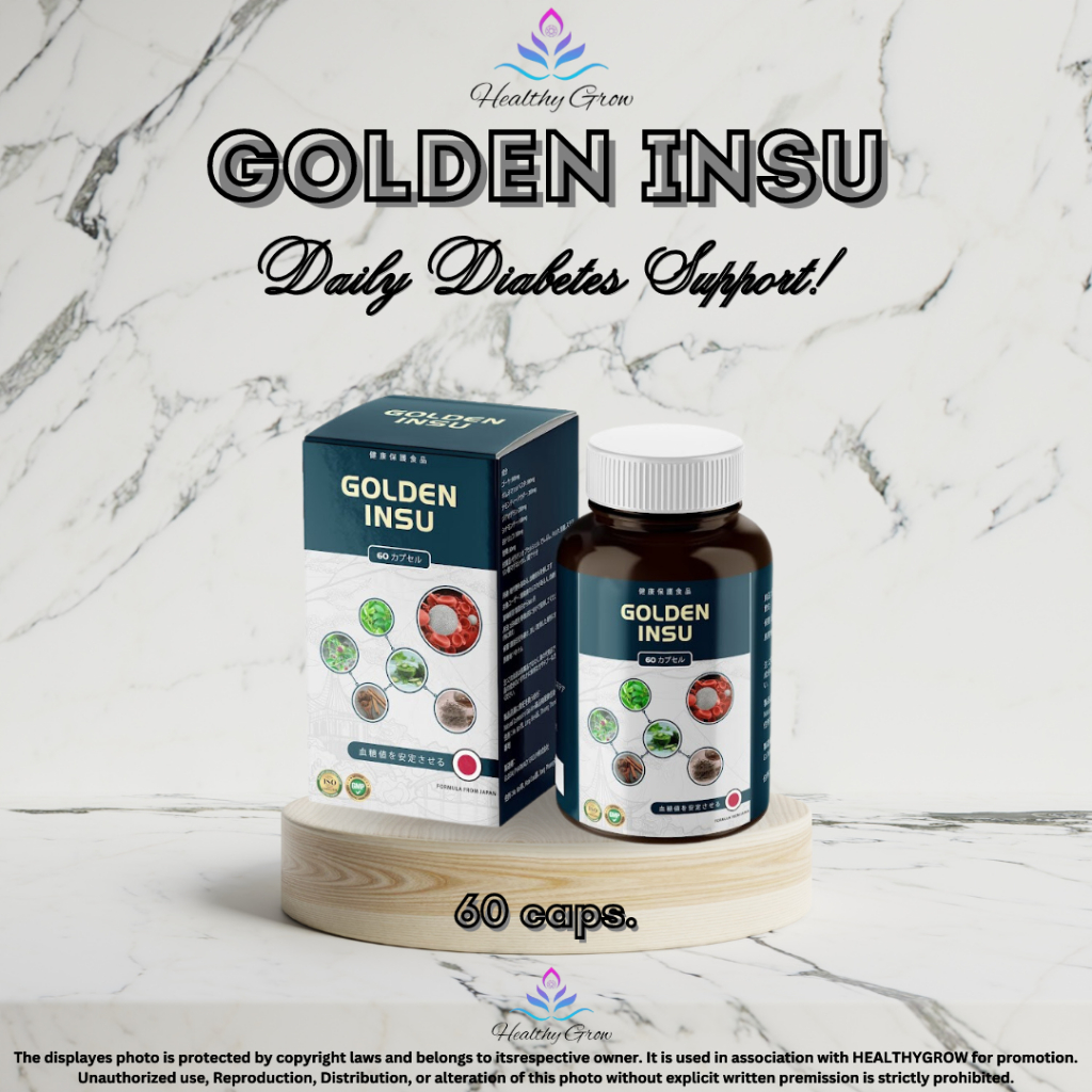 GOLDEN INSU ESSENTIALS | 60 CAPSULES PER BOTTLE IN BOX | DAILY DIABETES ...