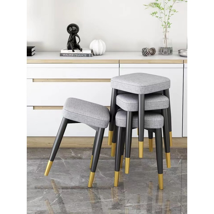 Narrow vanity stool