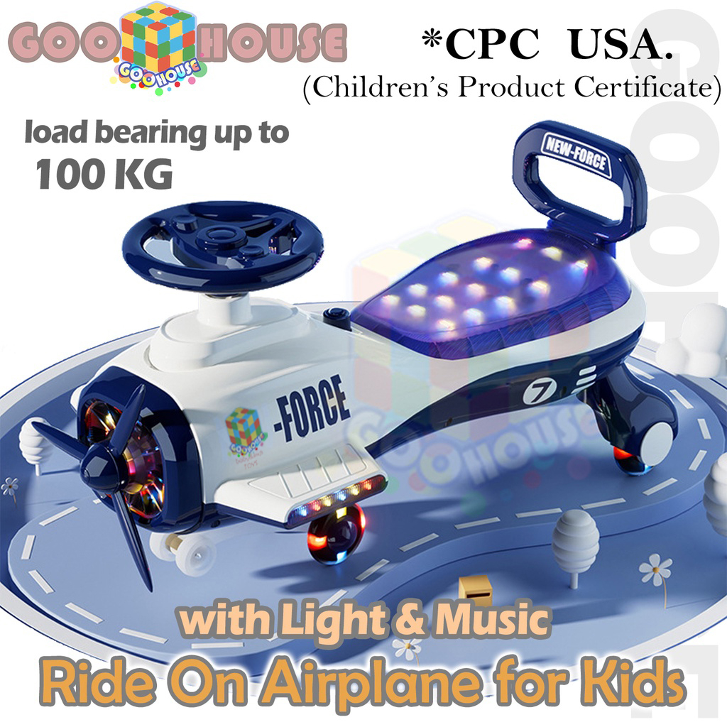 GOO Ride On Car for kids ride on Toy Airplane kids car Baby Twist Car ...