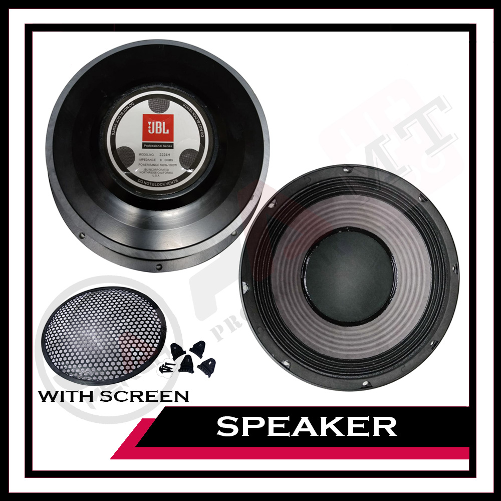 J10-1 10" 500 watts 8 ohms Instrumental Speaker Big Magnet 4" V. Coil with SC10 10" Screen ...