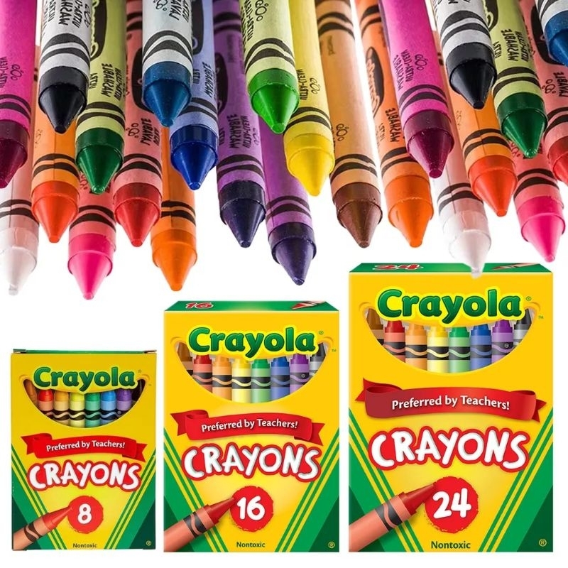 CRAYOLA CRAYONS 8PCS/ 16PCS / 24PCS | Shopee Philippines