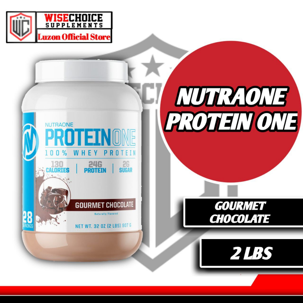 NUTRAONE PROTEIN ONE 2 LBS GOURMET CHOCOLATE | Shopee Philippines