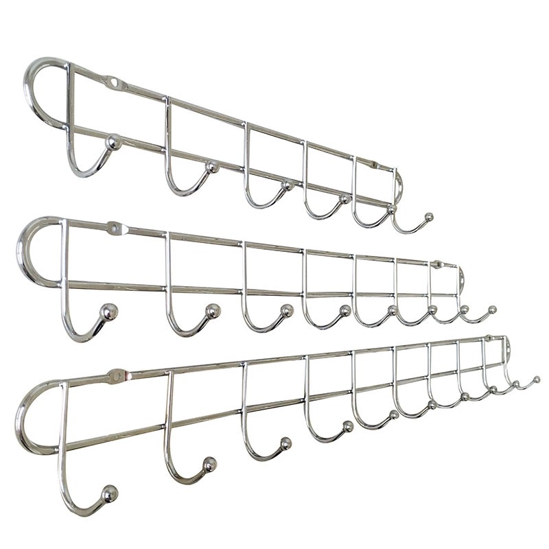 Stainless steel hook Bathroom Kitchen Organizer Hanger hook 6/8/10 hook ...