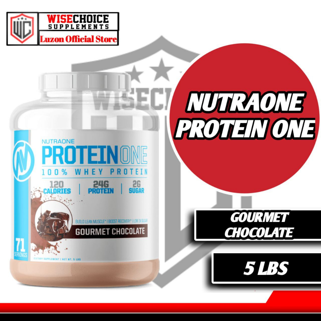 NUTRAONE PROTEIN ONE 5 LBS GOURMET CHOCOLATE | Shopee Philippines