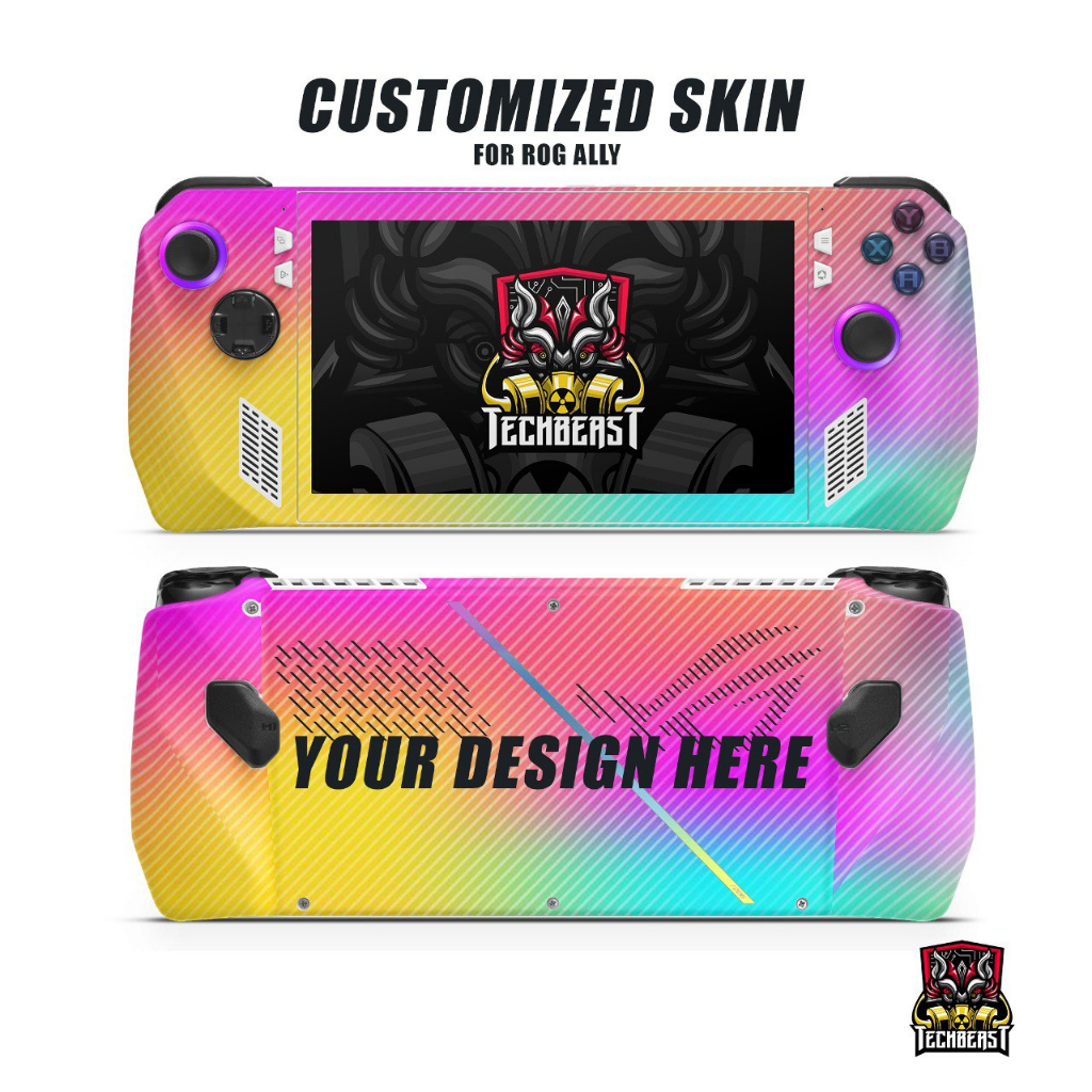 3M ROG ALLY Custom Skin Cover Wrap Vinyl Techbeast | Shopee Philippines
