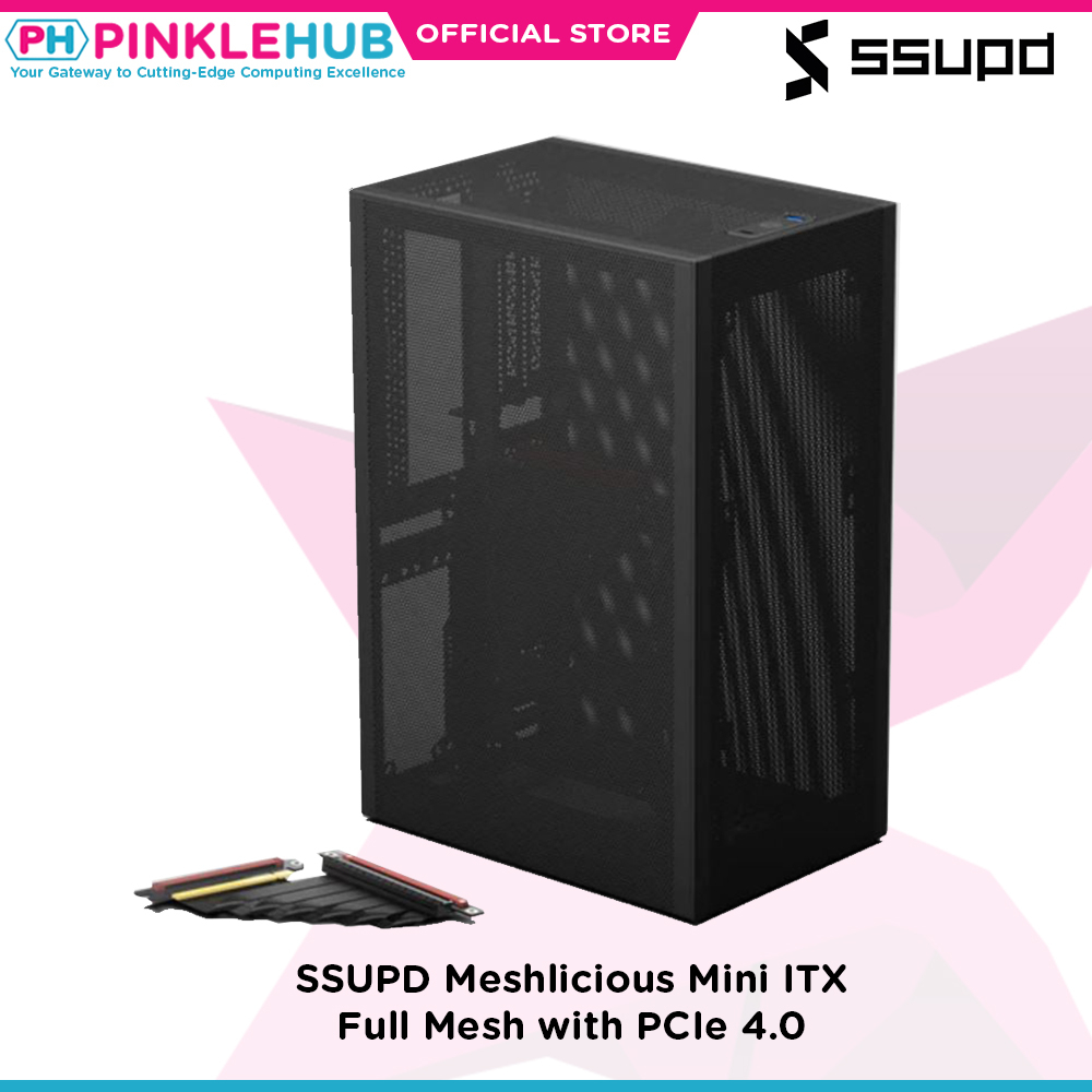 SSUPD Meshlicious Mini ITX Full Mesh with PCIe 4.0 | Shopee Philippines
