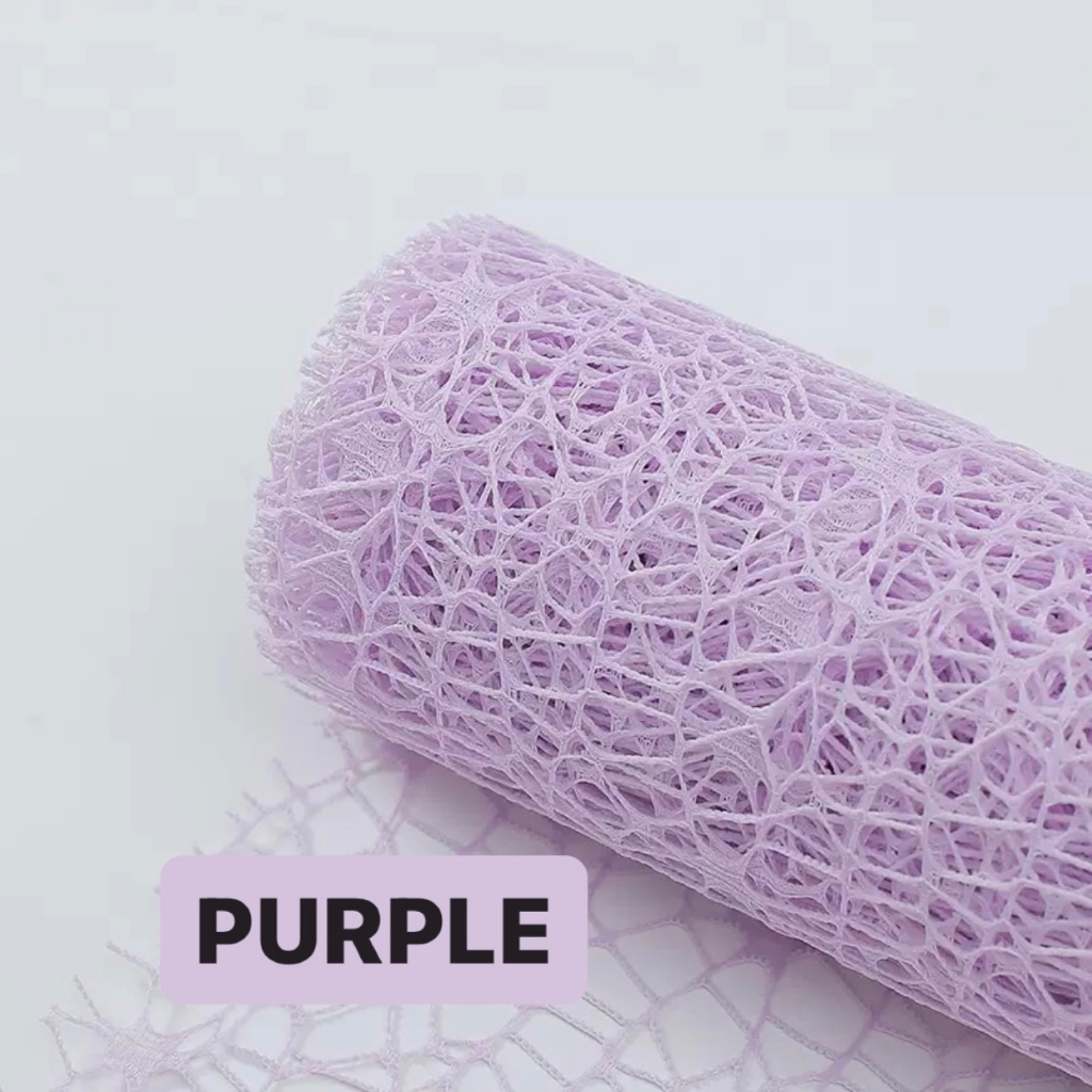 Mesh Wrapping Paper Flower Korean Jacquard Bouquet DIY Wrapping Flower ...