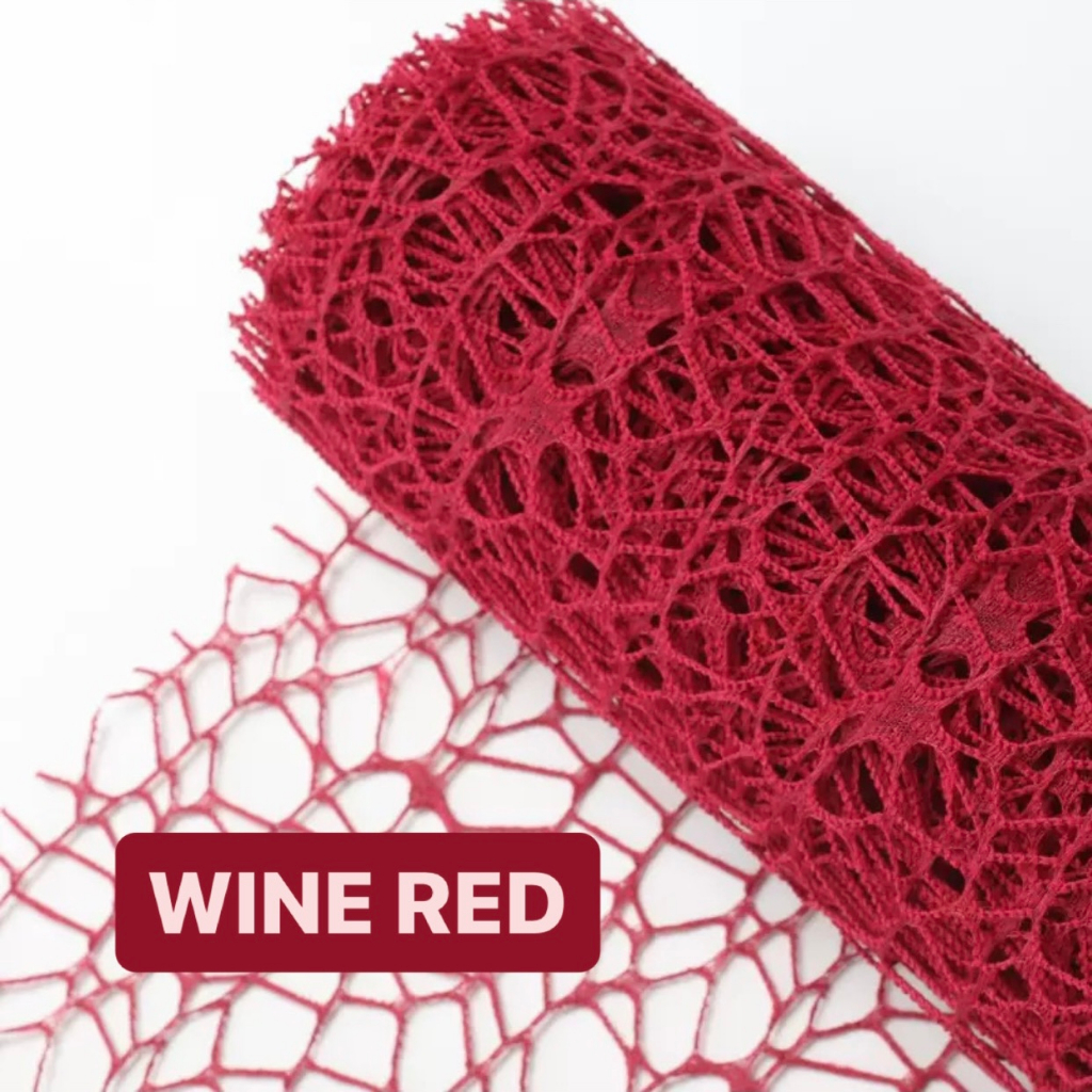 Mesh Wrapping Paper Flower Korean Jacquard Bouquet DIY Wrapping Flower ...