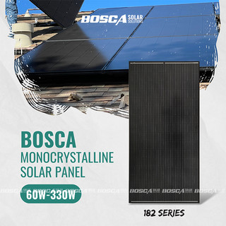 BOSCA Monocrystalline Solar Panel 5 YEAR WARRANTY MONO 60W 12V Solar ...