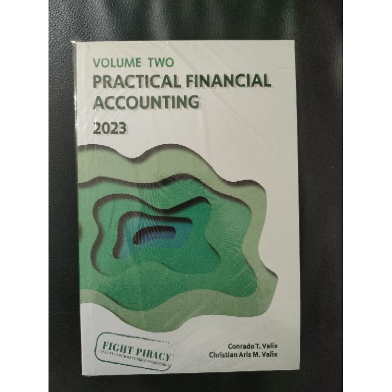 Practical Financial Accounting Volume two 2023 by Valix | Shopee ...