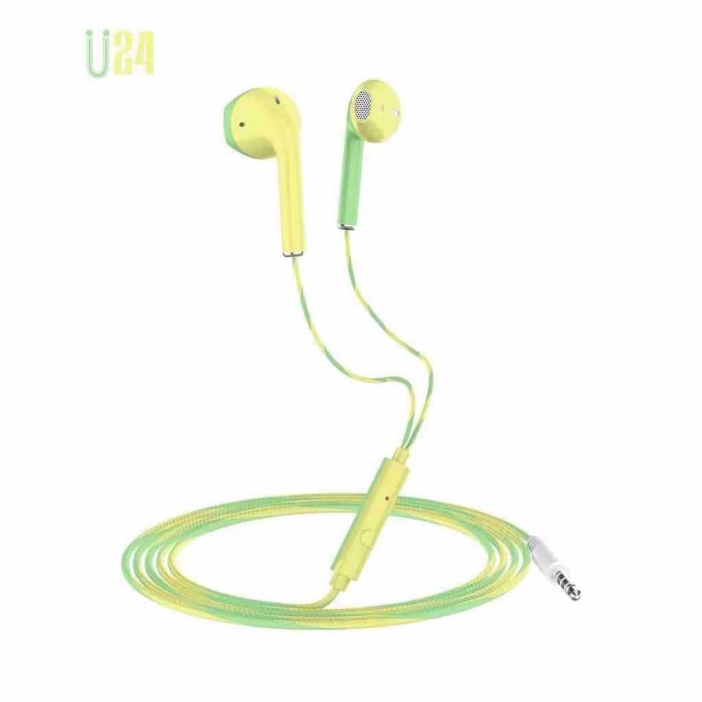 2021 U19 Macaron Color 3.5mm HIFI Universal Headset Over Ear 1.2mm ...