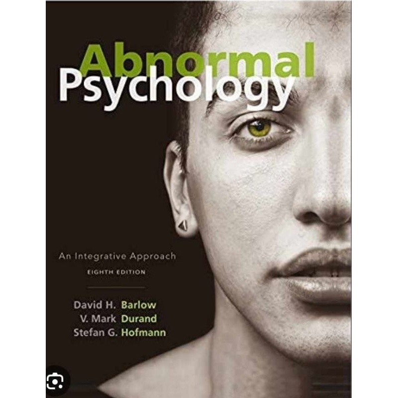 Abnormal Psychology 8th Edition | Shopee Philippines