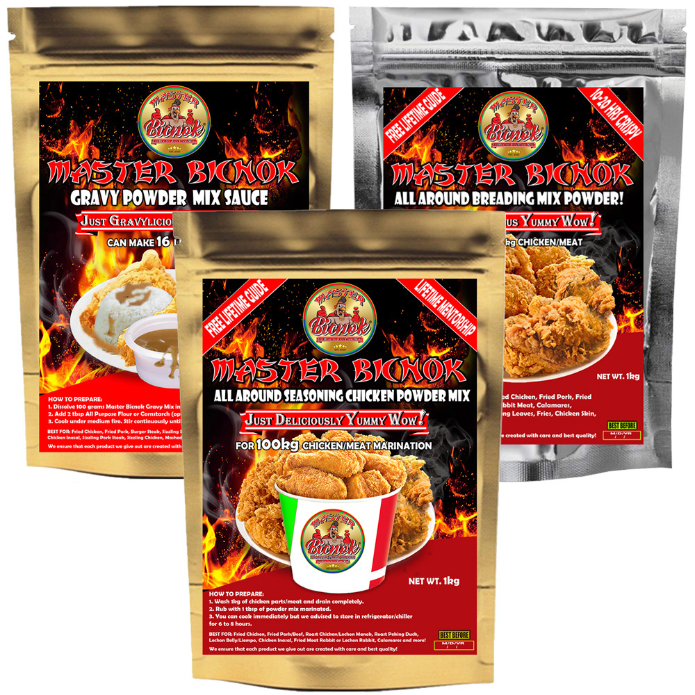 Chicken Seasoning Powder Mix, Breading Mix Powder and Gravy Powder Mix ...