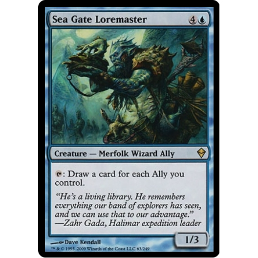 Sea Gate Loremaster - Zendikar (ZEN) | Shopee Philippines