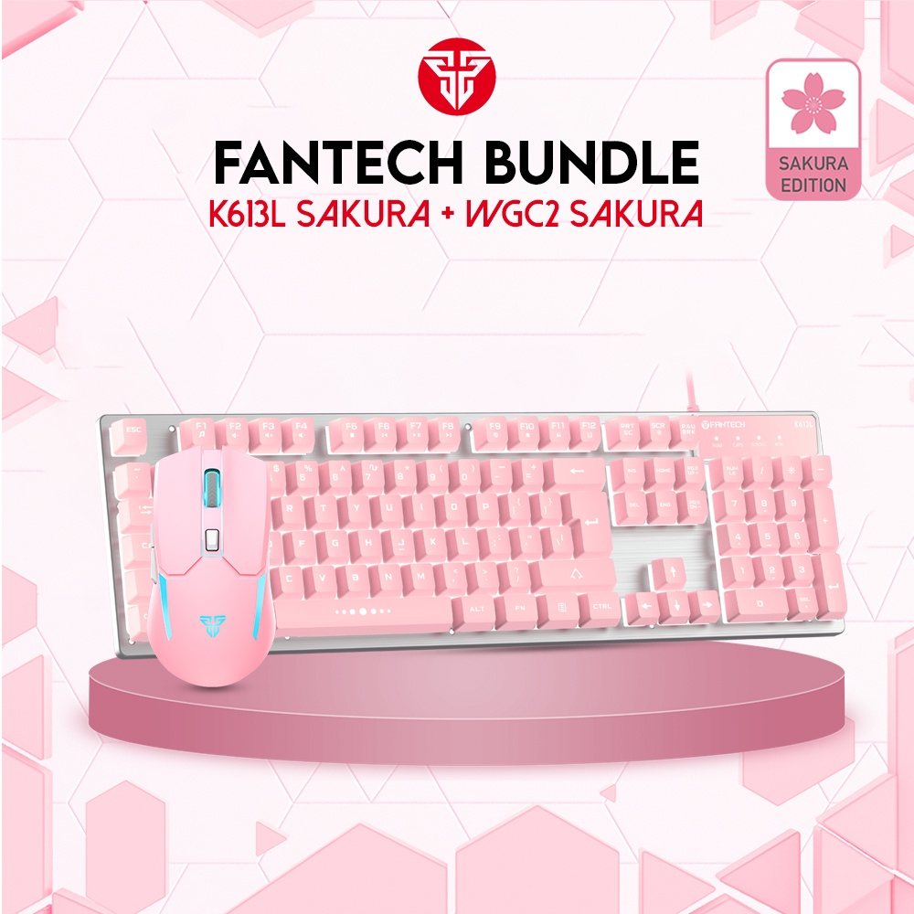 Fantech 2IN1 Fighter II K613L RGB Backlit Full Keys Gaming Keyboard ...