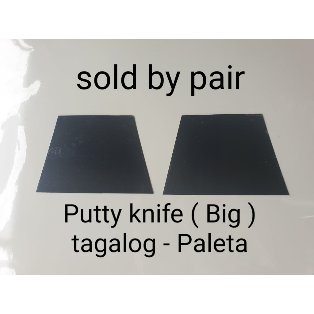 Paleta / Putty Knife without Handle #4 and #6 per pair | Shopee Philippines