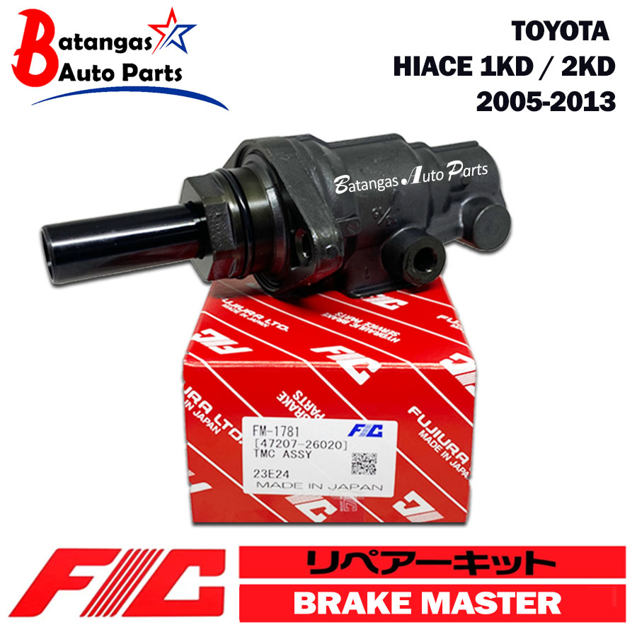 BRAKE MASTER TOYOTA HIACE 1KD / 2KD 2005-2013 FIC MADE IN JAPAN ...