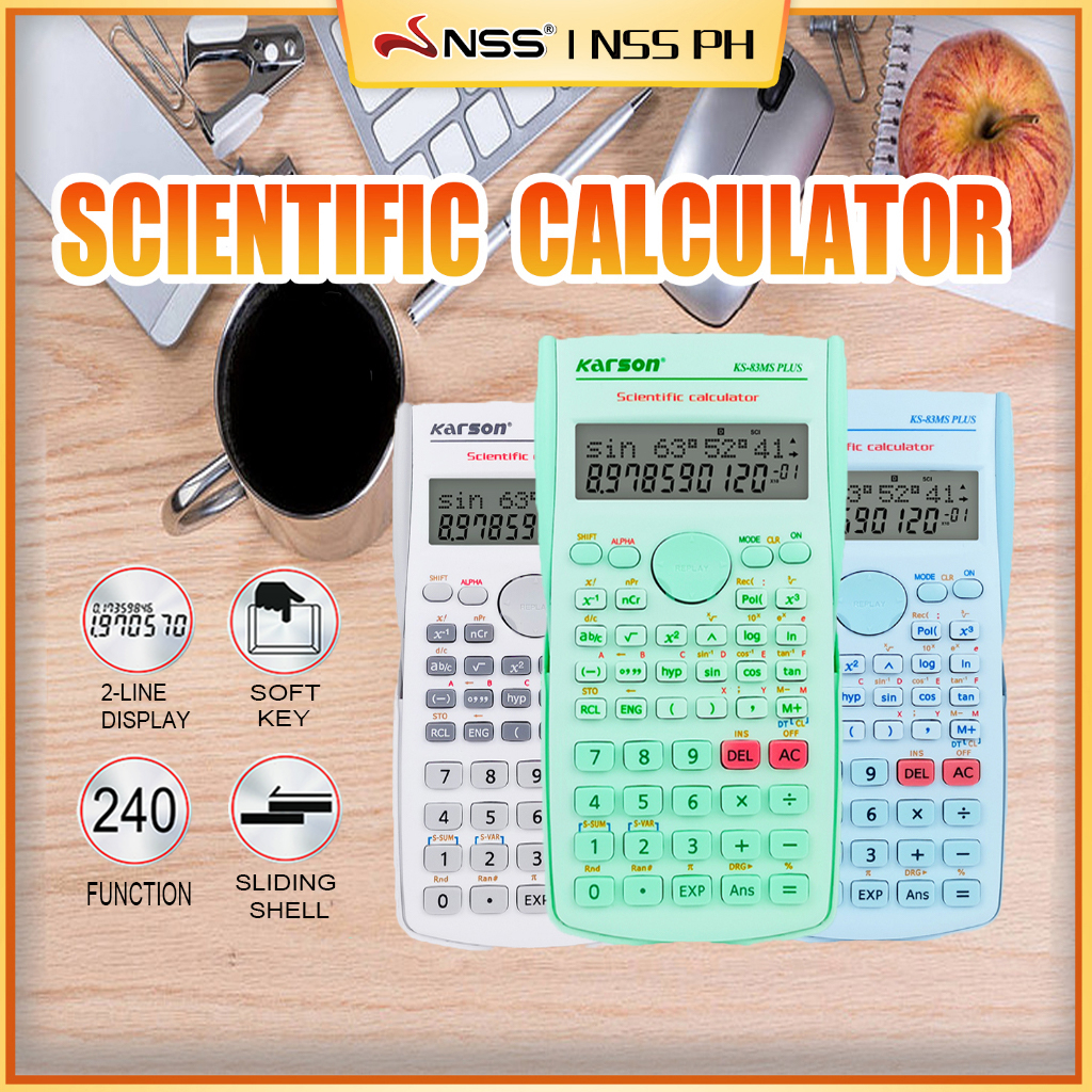 Karson Scientific Calculator With Big Display Student Portable Function ...