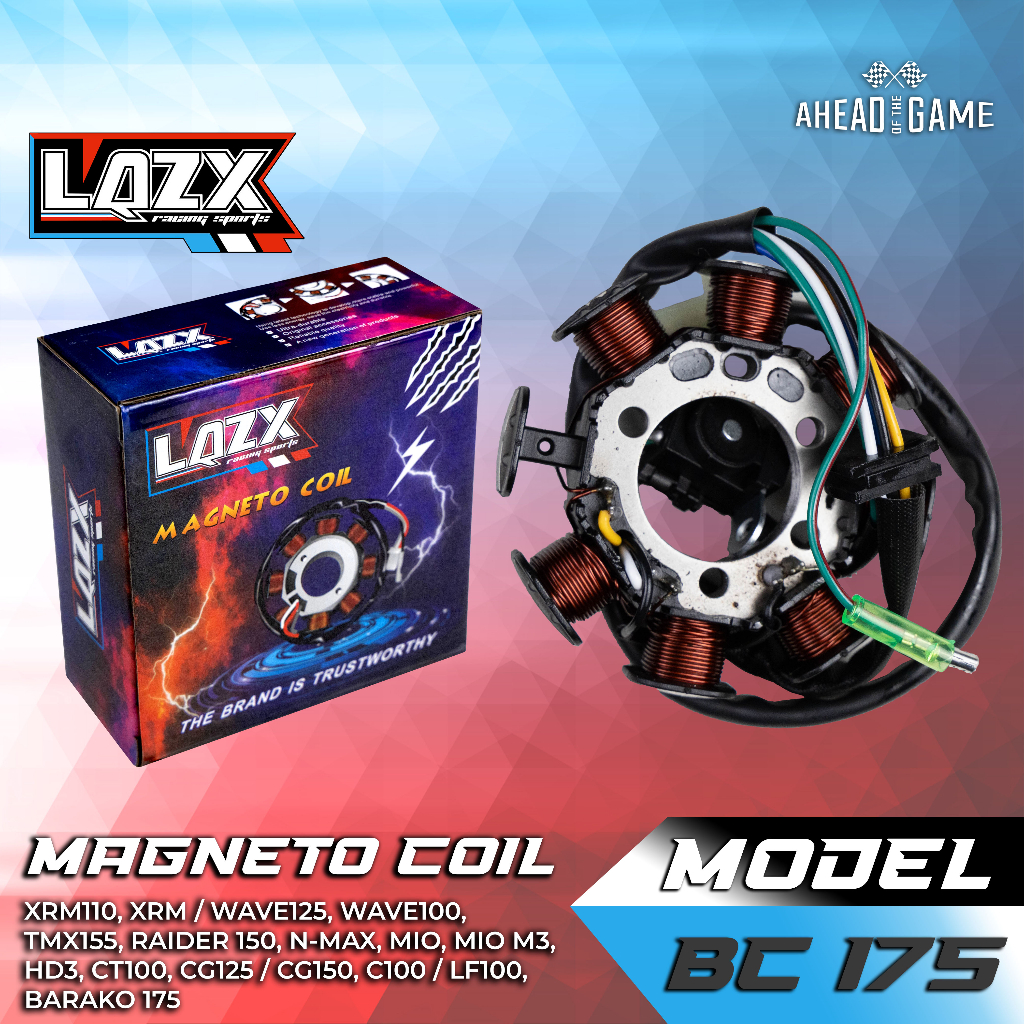 MAGNETO COIL FOR BARAKO/CT100/GY6/CRYPTON/LF110/LF125/MIO/RUSI/SMASH ...