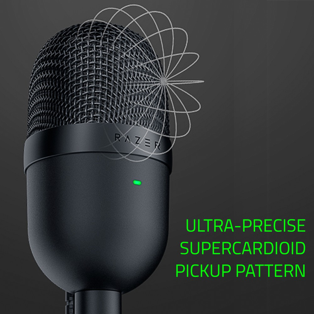 Razer Seiren Mini Black Mic Razer Microphone Razer Ultra-compact ...