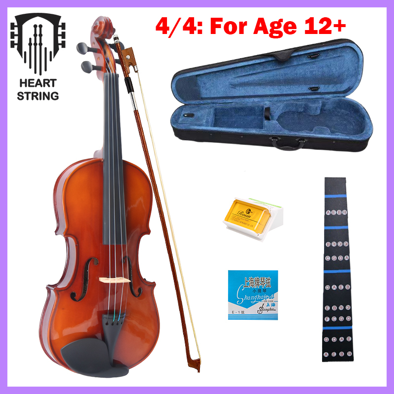 Violin 4/4 3/4 1/2 1/4 1/8 Violin Full Set Wooden Violin Instrument ...