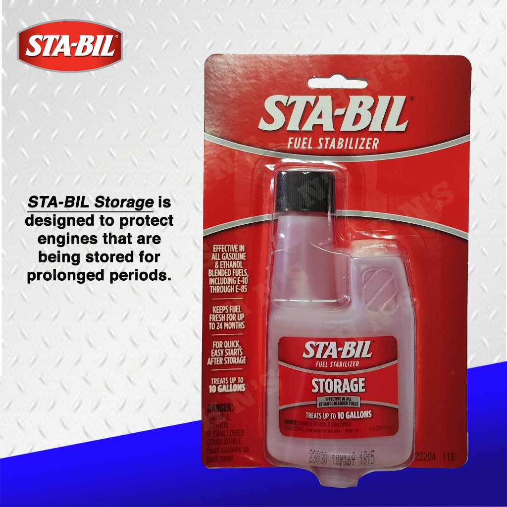 STA-BIL Storage Fuel Stabilizer Car Additive for Gasoline 4 FL oz ...