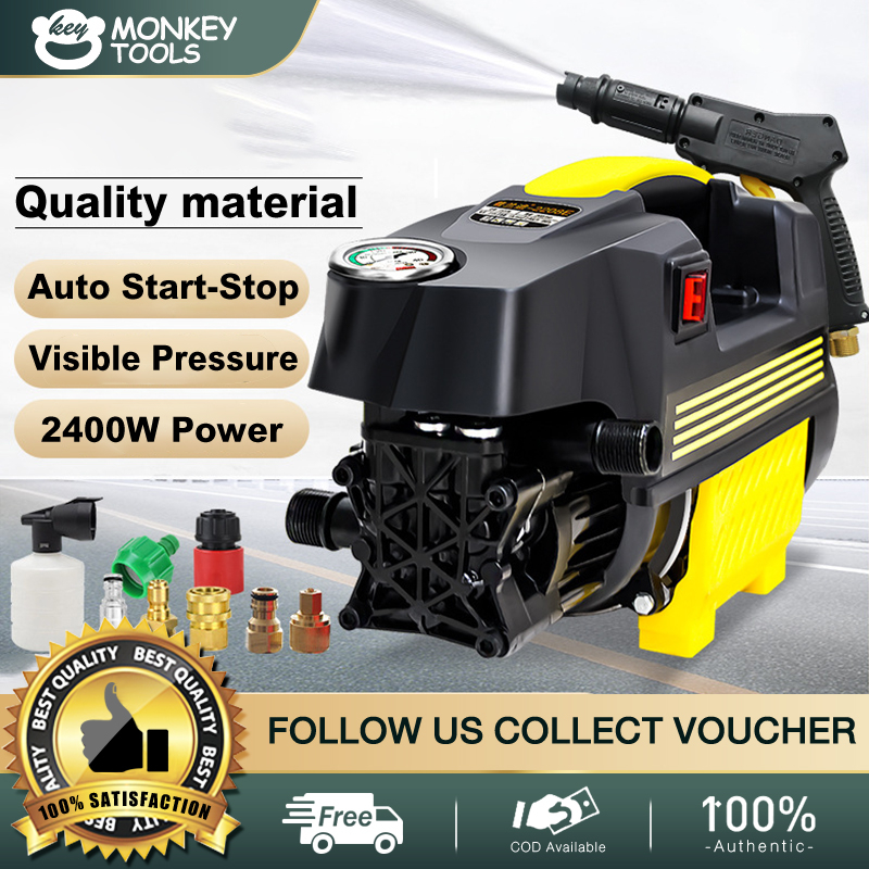 2400W High Pressure Washer Portable Fully Automatic Car Wash Machine ...