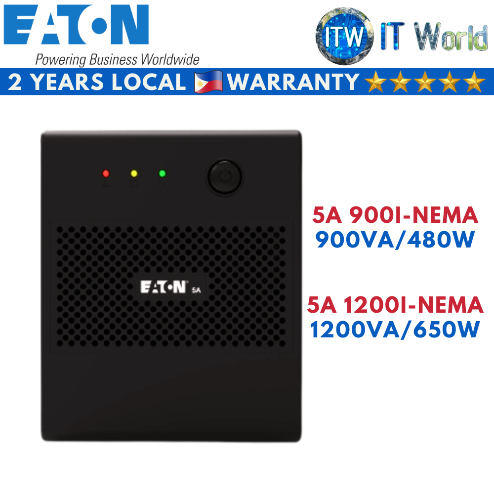 Eaton 5A 900I/1200I-NEMA Tower Single-Phase Line Interactive UPS ...