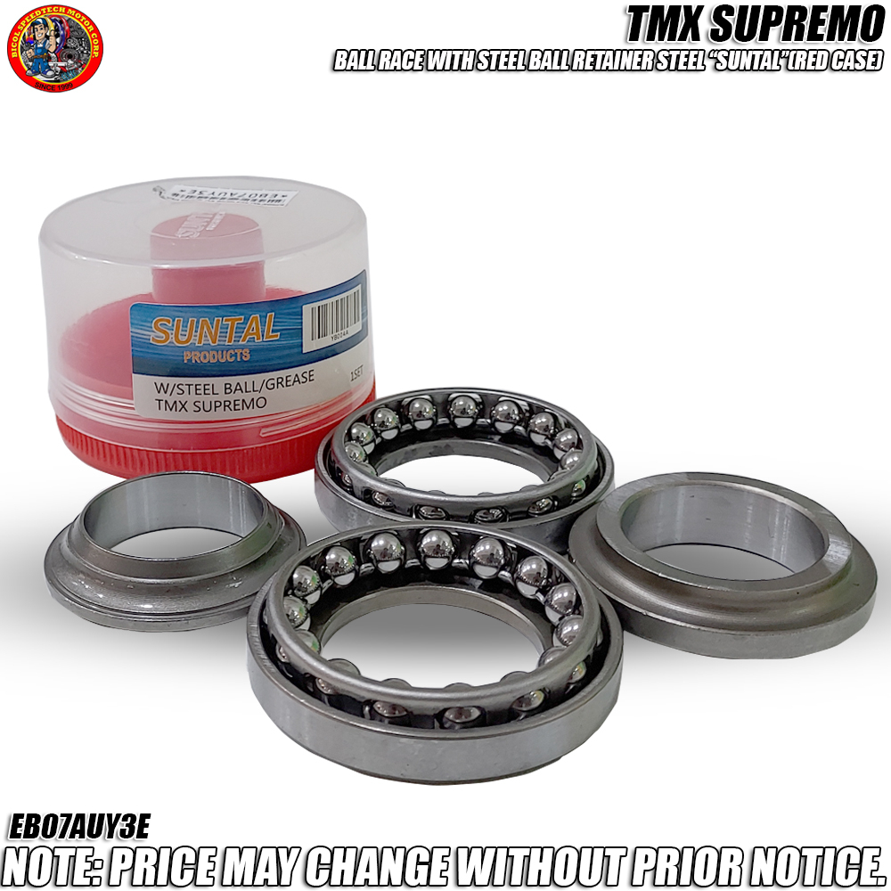 TMX SUPREMO BALL RACE WITH STEEL BALL RETAINER STEEL “SUNTAL” (RED CASE ...