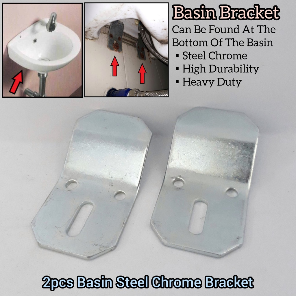Wall Mount Lavatory Sink Bracket w/ Free Screw & tox | Shopee Philippines
