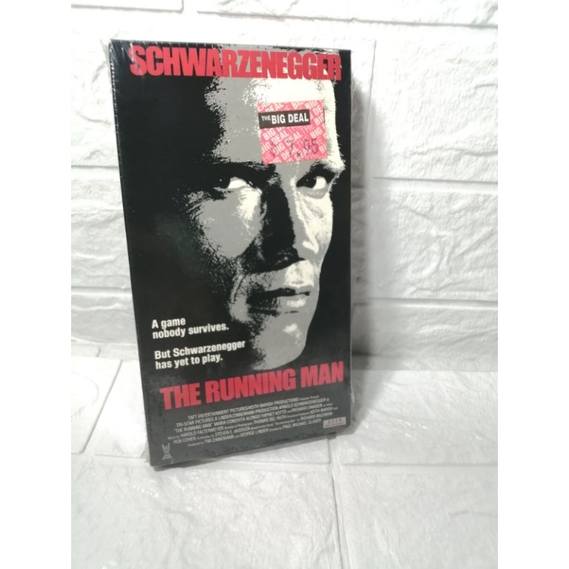 1987 ARNOLD SCHWARZENEGGER Movie Film THE RUNNING MAN VHS Video Tape ...