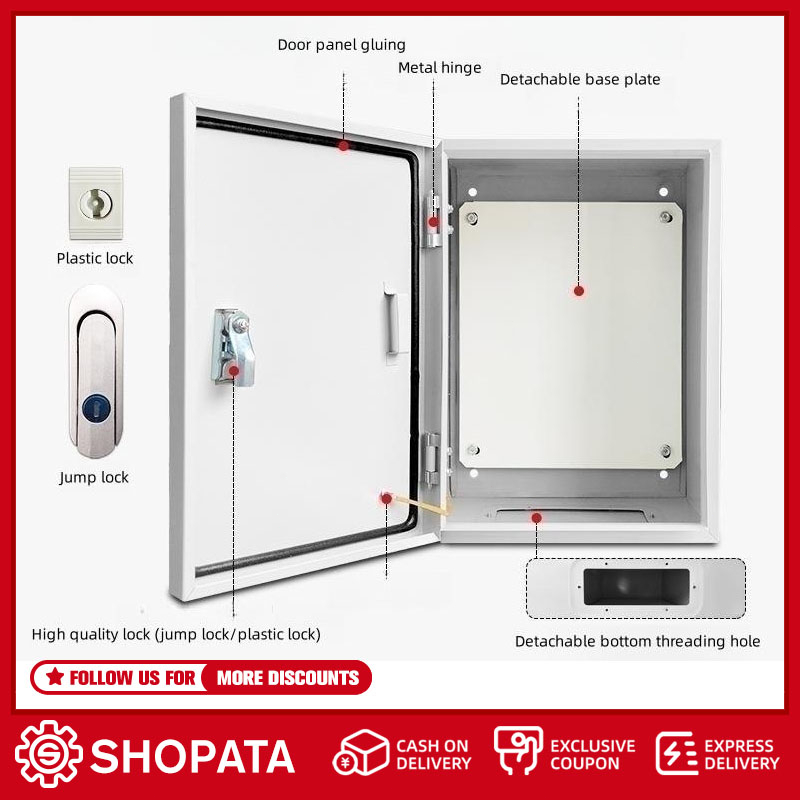 Shopata Metal Enclosure Box Electrical Circuit Box Panel Box ...