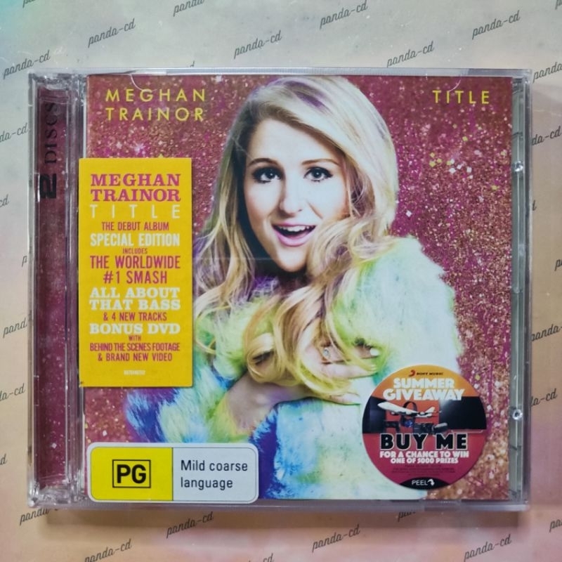 (SEALED) Meghan Trainor - Title - Special Edition CD+DVD / Imported ...