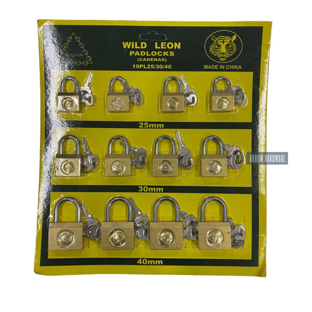 padlock set 12pcs/pack 20mm-50mm | Shopee Philippines