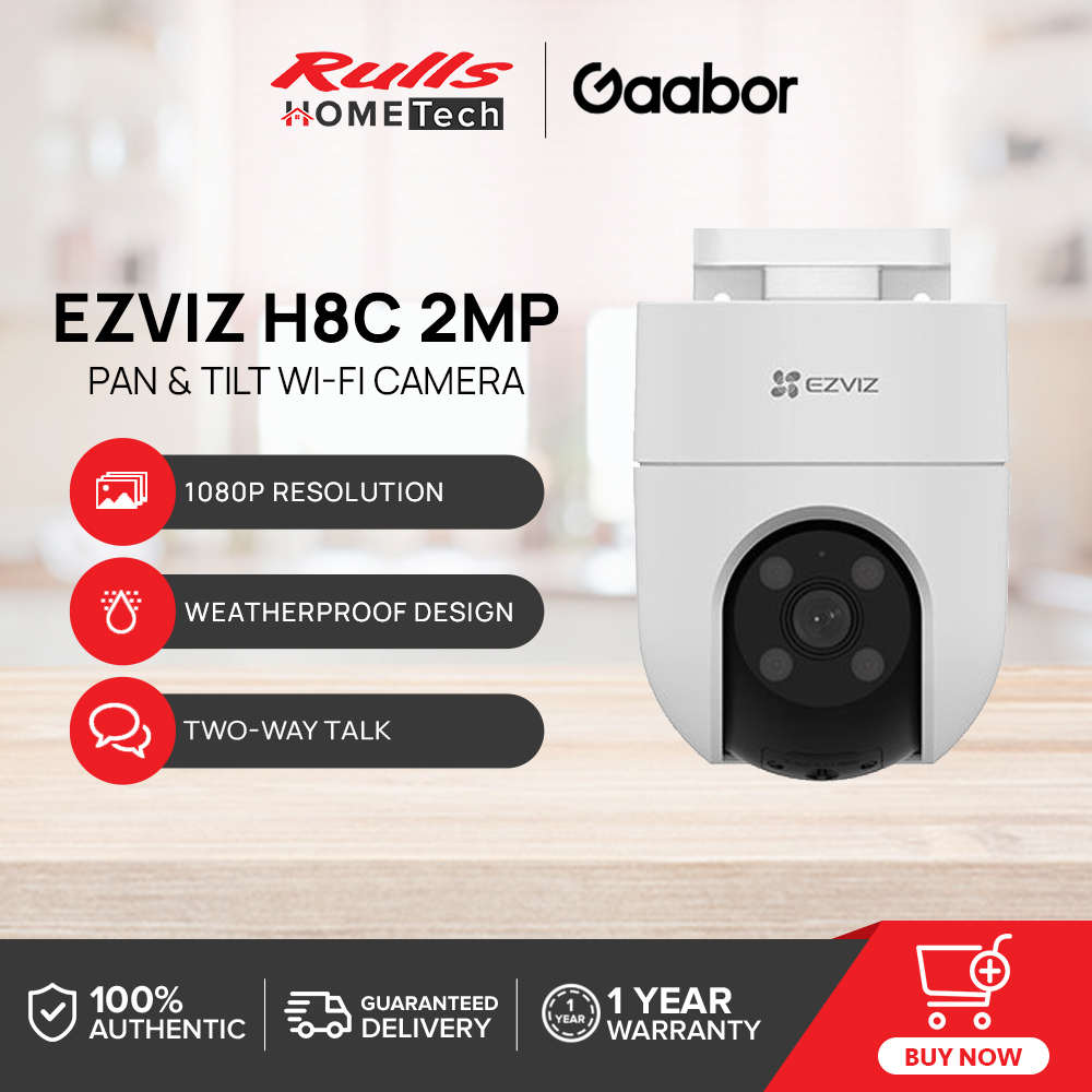 EZVIZ H8C 2MP Outdoor PT Wi-Fi Camera | Two-way Talk | Human Detection ...