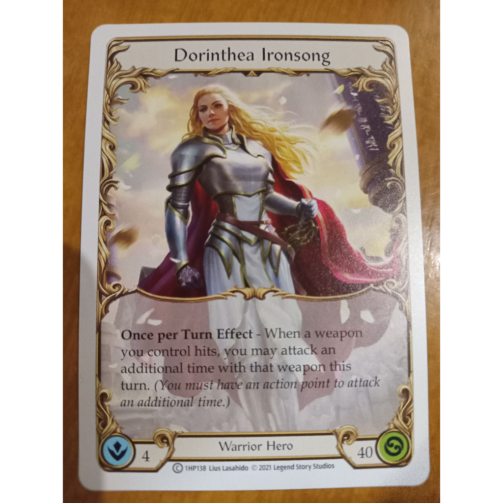 FAB Dorinthea Ironsong Adult/Young Warrior Hero History Pack Vol.1 ...