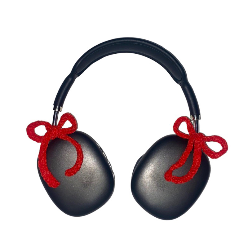 Crochet Ribbon Bow Headphone Accessories (pairs) | Shopee Philippines