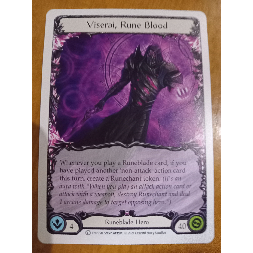 FAB Viserai, Rune Blood Adult/Young Runeblade Hero History Pack Vol.1 ...