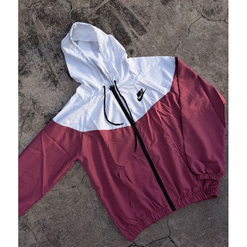 2 TONED TASLAN WINDBREAKER JACKET HOODIE UNISEX | MALL QUALITY ...