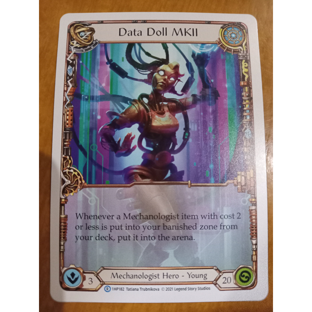 FAB Data Doll MKII Rare Young Mechanologist Hero History Pack Vol.1 ...