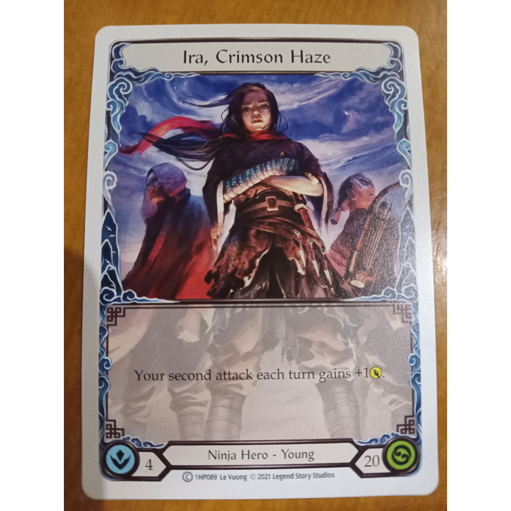 FAB Ira, Crimson Haze Rare Young Ninja Hero History Pack Vol.1 Flesh ...